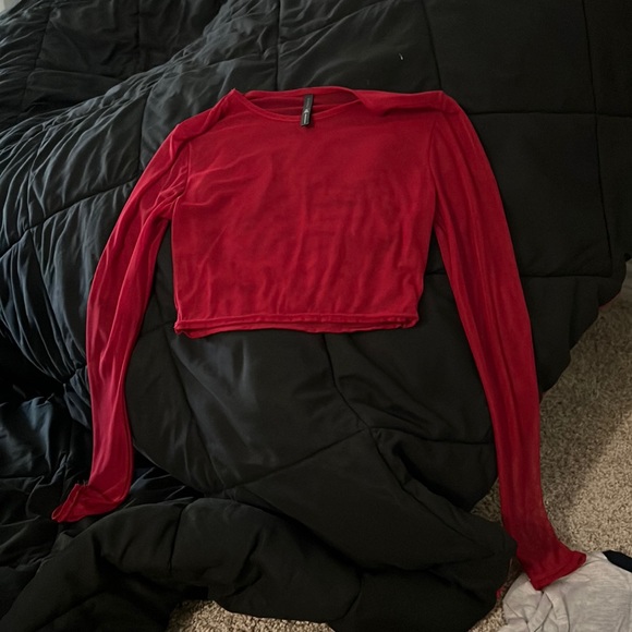 body rage | Tops | Body Rage Red Top | Poshmark